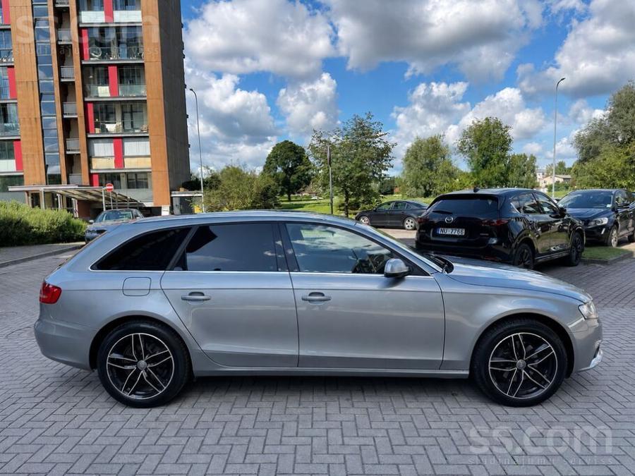 Pelēks Audi A4 2009 Rīga, ar dzinēja tilpumu 2.00 L un nobraukumu 347 tūkst. km par 3990 €, foto 3 vietnē AUTOMOTO.COM.LV