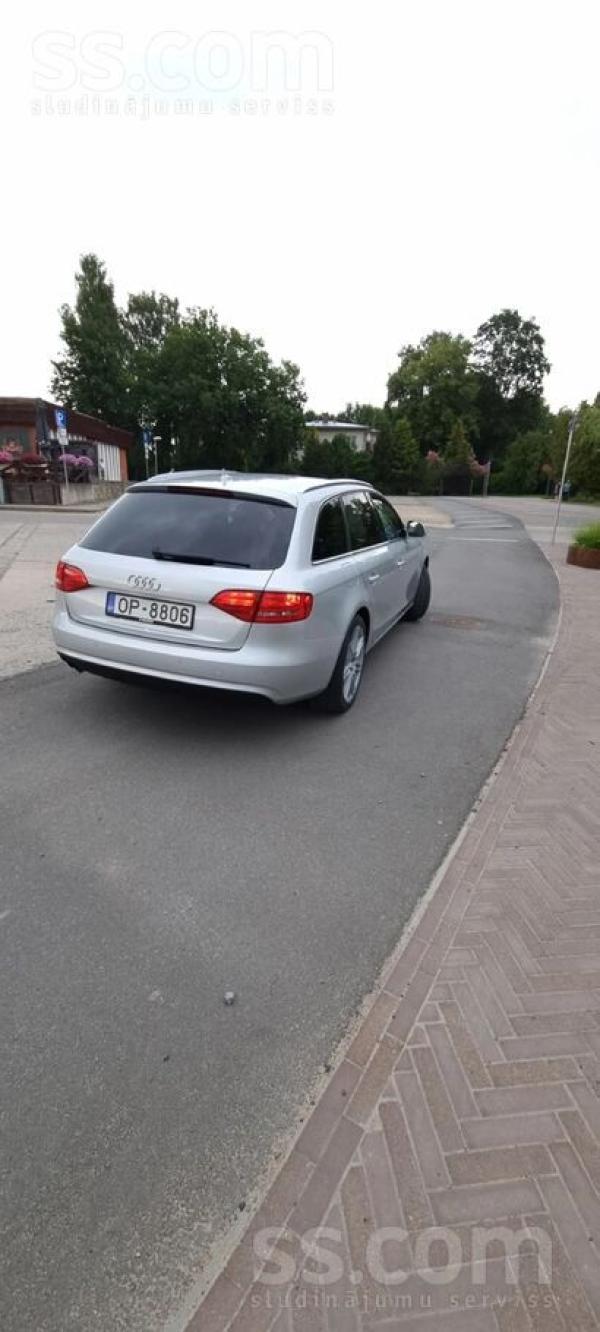 Grey Audi A4 2009 in Valmiera, with an engine capacity of 2.00 L and mileage of 446 thousand km for 4700 €, photo 6 on AUTOMOTO.COM.LV