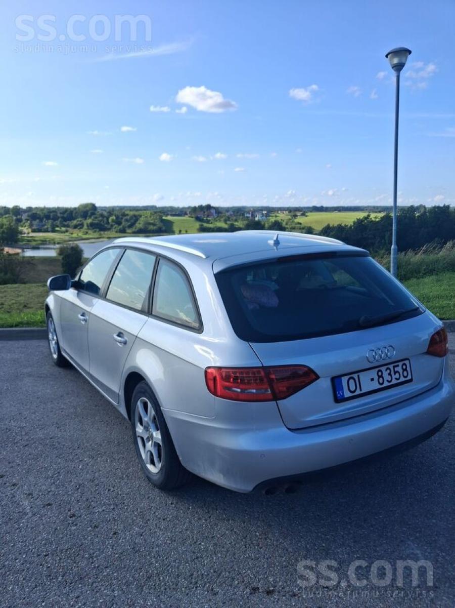 Grey Audi A4 2009 in Riga, with an engine capacity of 2.00 L and mileage of 308 thousand km for 5200 €, photo 1 on AUTOMOTO.COM.LV