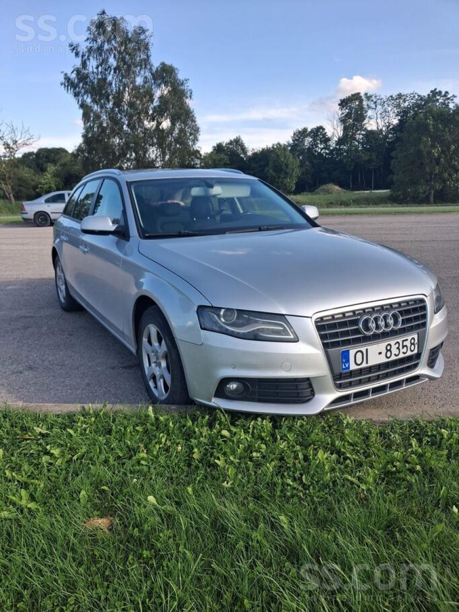 Grey Audi A4 2009 in Riga, with an engine capacity of 2.00 L and mileage of 308 thousand km for 5200 €, photo 4 on AUTOMOTO.COM.LV