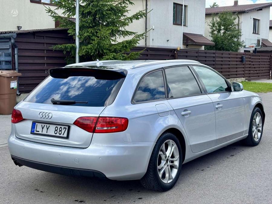 Grey Audi A4 2009 in Vilnius, with an engine capacity of 1.97 L and mileage of 370 thousand km for 3800 €, photo 6 on AUTOMOTO.COM.LV