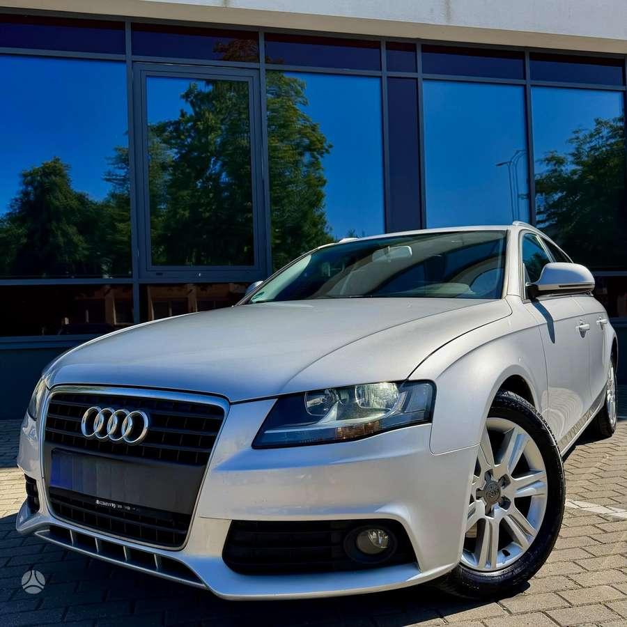 Grey Audi A4 2009 in Kaisiadorys, with an engine capacity of 1.97 L and mileage of 316 thousand km for 4450 €, photo 4 on AUTOMOTO.COM.LV