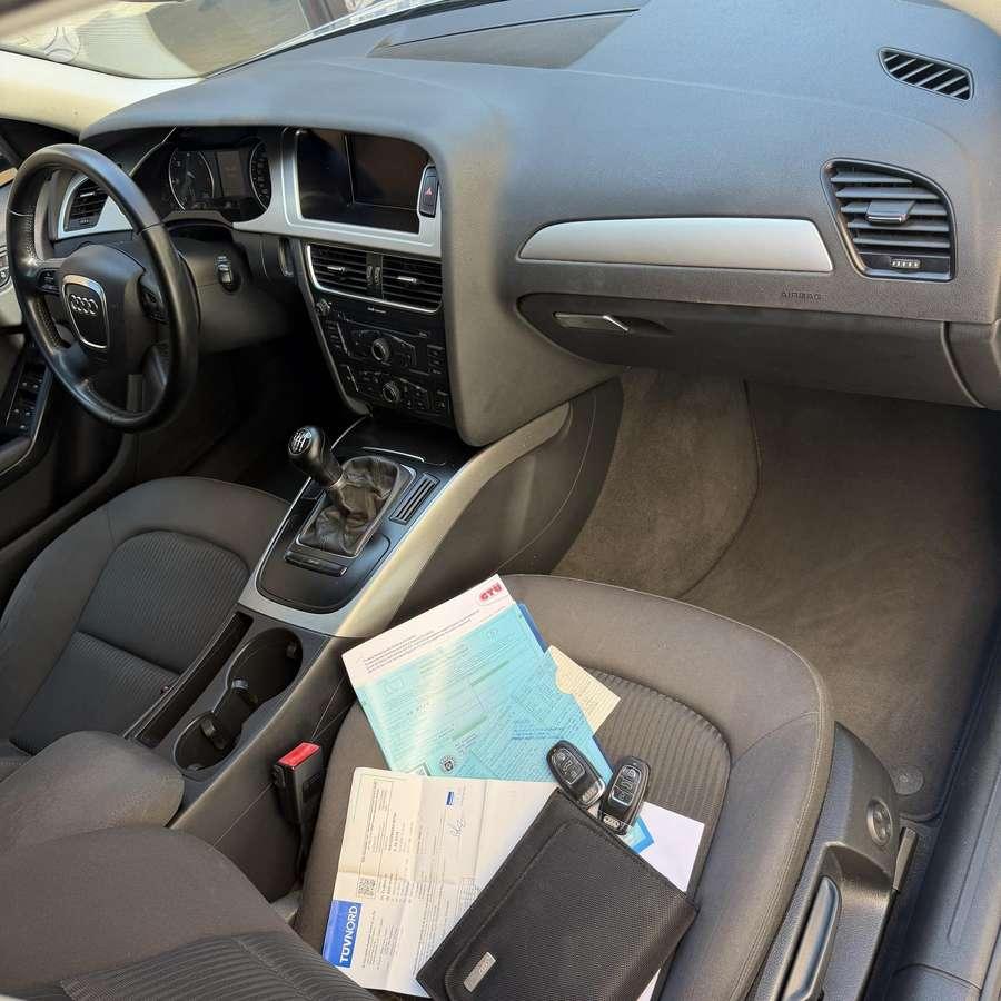Grey Audi A4 2009 in Kaisiadorys, with an engine capacity of 1.97 L and mileage of 316 thousand km for 4450 €, photo 31 on AUTOMOTO.COM.LV