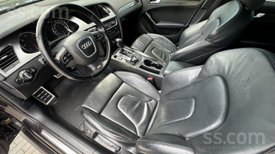 Grey Audi A4 2009 in Rezekne, with an engine capacity of 3.00 L and mileage of 268 thousand km for 6990 €, photo 12 on AUTOMOTO.COM.LV