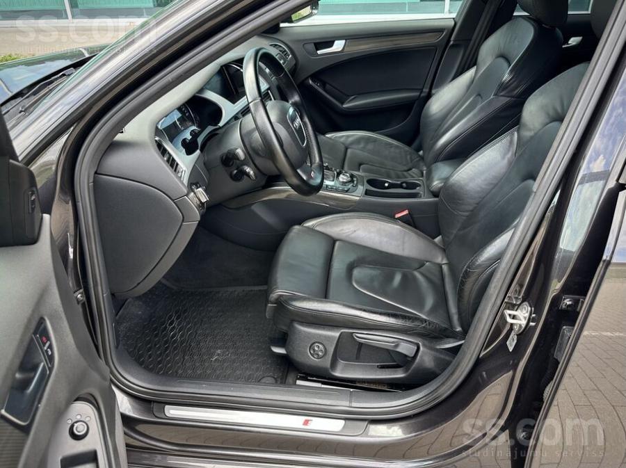 Grey Audi A4 2009 in Rezekne, with an engine capacity of 3.00 L and mileage of 268 thousand km for 6990 €, photo 13 on AUTOMOTO.COM.LV