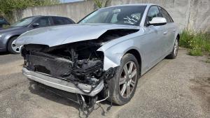 Grey Audi A4 2009 in Panevezys, with an engine capacity of 2.97 L and mileage of 211 thousand km for 2500 €, photo 5 on AUTOMOTO.COM.LV