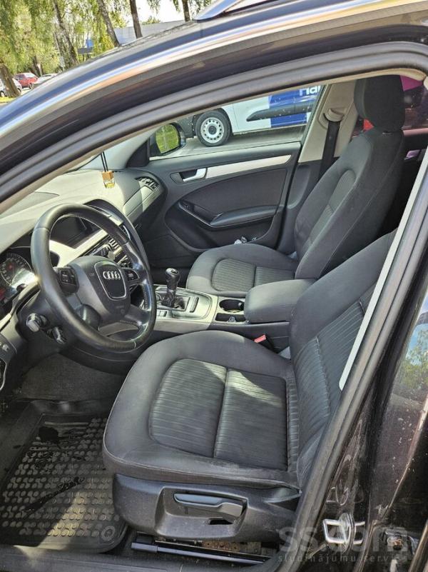 Grey Audi A4 2009 in Riga, with an engine capacity of 2.00 L and mileage of 395 thousand km for 3000 €, photo 4 on AUTOMOTO.COM.LV
