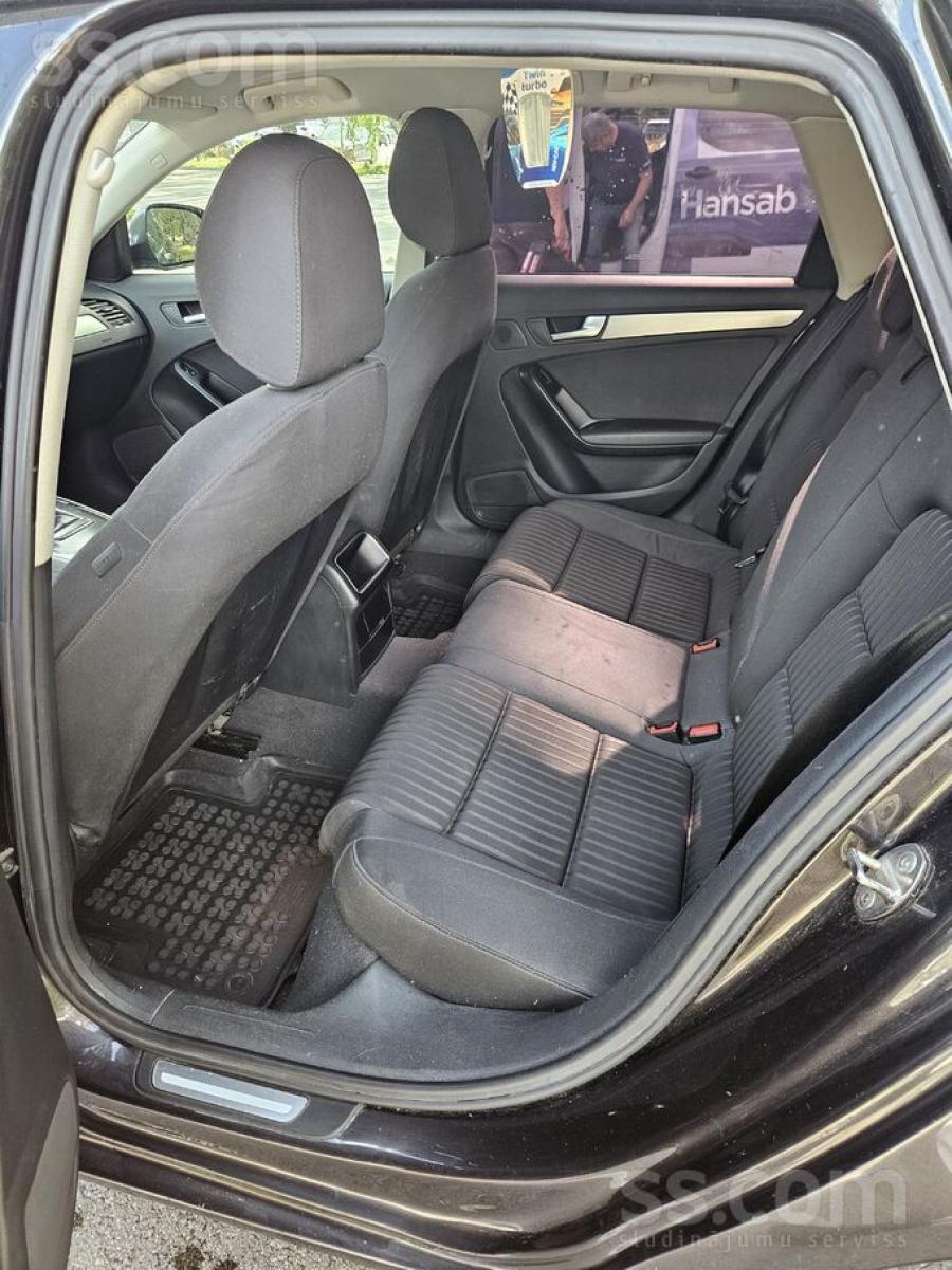 Grey Audi A4 2009 in Riga, with an engine capacity of 2.00 L and mileage of 395 thousand km for 3000 €, photo 5 on AUTOMOTO.COM.LV