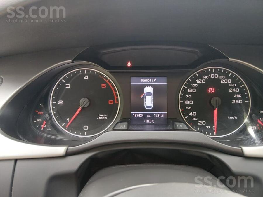 Серый Ауди А4 2009 в Кулдига, объемом двигателя 2.00 л и пробегом 188 тыс. км за 7900 €, фото 15 на AUTOMOTO.COM.LV