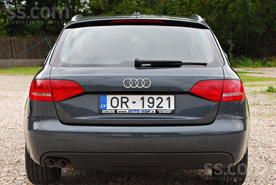 Pelēks Audi A4 2009 Tukums, ar dzinēja tilpumu 2.00 L un nobraukumu 266 tūkst. km par 5900 €, foto 5 vietnē AUTOMOTO.COM.LV
