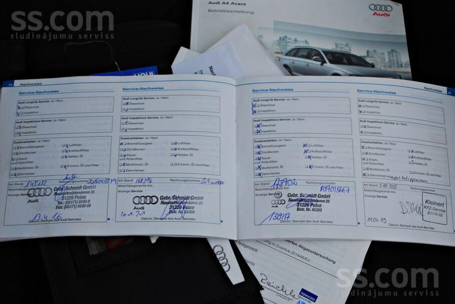 Pelēks Audi A4 2009 Tukums, ar dzinēja tilpumu 2.00 L un nobraukumu 266 tūkst. km par 5900 €, foto 20 vietnē AUTOMOTO.COM.LV