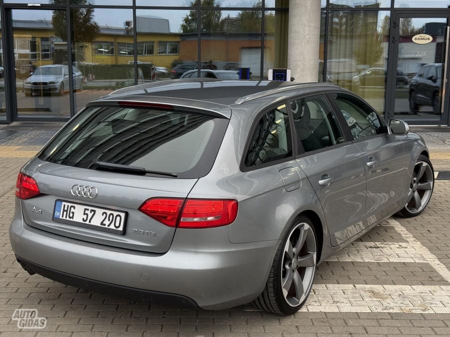 Grey Audi A4 2009 in Kaunas, with an engine capacity of 2.00 L and mileage of 350 thousand km for 4390 €, photo 14 on AUTOMOTO.COM.LV