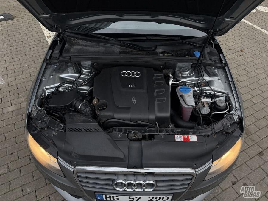 Grey Audi A4 2009 in Kaunas, with an engine capacity of 2.00 L and mileage of 350 thousand km for 4390 €, photo 18 on AUTOMOTO.COM.LV