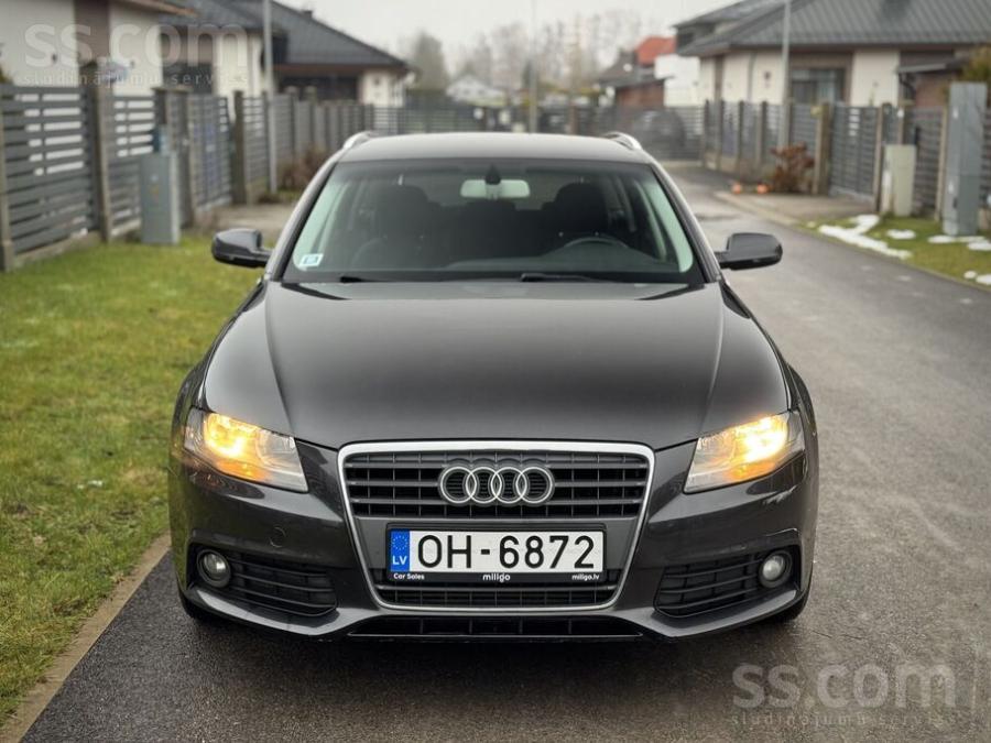 Grey Audi A4 2010 in Jelgava, with an engine capacity of 2.00 L and mileage of 204 thousand km for 6350 €, photo 2 on AUTOMOTO.COM.LV