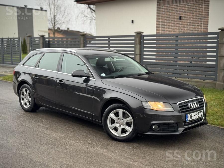 Grey Audi A4 2010 in Jelgava, with an engine capacity of 2.00 L and mileage of 204 thousand km for 6350 €, photo 5 on AUTOMOTO.COM.LV