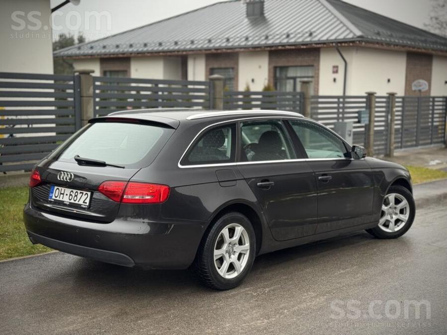 Grey Audi A4 2010 in Jelgava, with an engine capacity of 2.00 L and mileage of 204 thousand km for 6350 €, photo 7 on AUTOMOTO.COM.LV