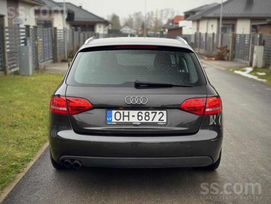 Grey Audi A4 2010 in Jelgava, with an engine capacity of 2.00 L and mileage of 204 thousand km for 6350 €, photo 8 on AUTOMOTO.COM.LV