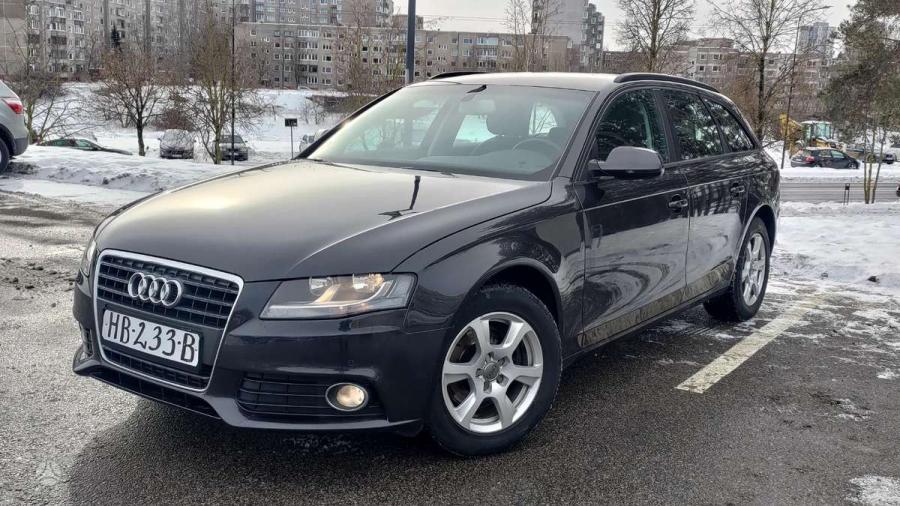 Grey Audi A4 2010 in Vilnius, with an engine capacity of 1.97 L and mileage of 256 thousand km for 5750 €, photo 6 on AUTOMOTO.COM.LV