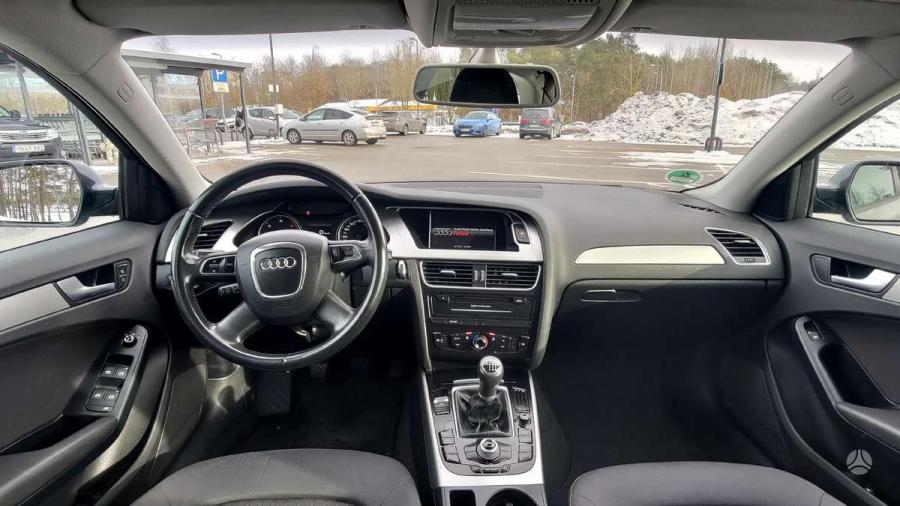 Grey Audi A4 2010 in Vilnius, with an engine capacity of 1.97 L and mileage of 256 thousand km for 5750 €, photo 14 on AUTOMOTO.COM.LV