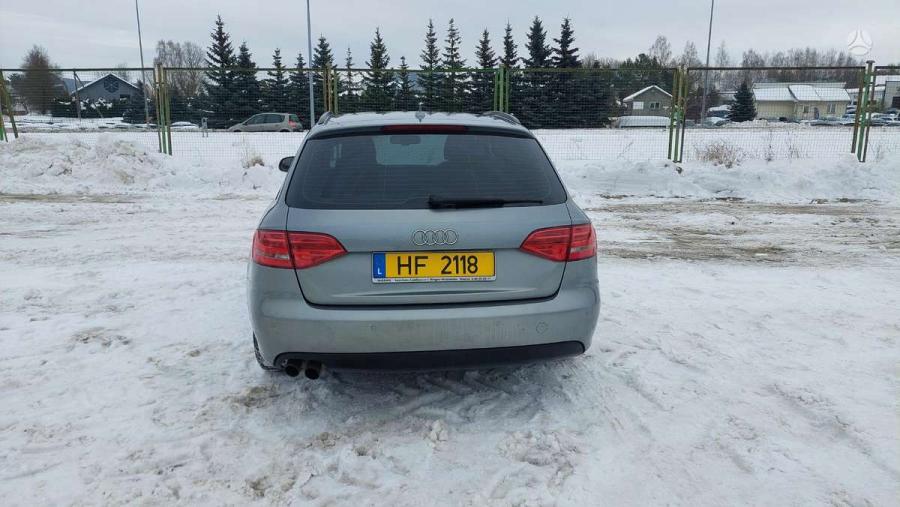 Pelēks Audi A4 2010 Utena, ar dzinēja tilpumu 1.97 L un nobraukumu 288 tūkst. km par 4900 €, foto 8 vietnē AUTOMOTO.COM.LV