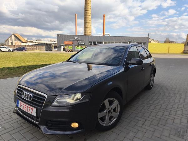 Pelēks Audi A4 2010 Jurbarkas, ar dzinēja tilpumu 2.00 L un nobraukumu 275 tūkst. km par 4600 €, foto 1 vietnē AUTOMOTO.COM.LV
