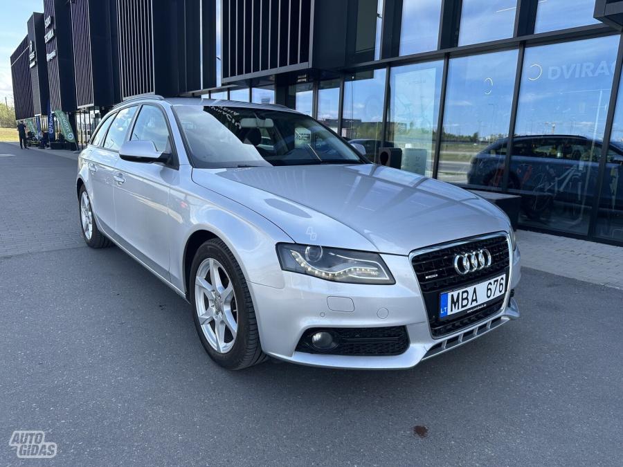 Grey Audi A4 2010 in Vilnius, with an engine capacity of 3.00 L and mileage of 242 thousand km for 6800 €, photo 1 on AUTOMOTO.COM.LV