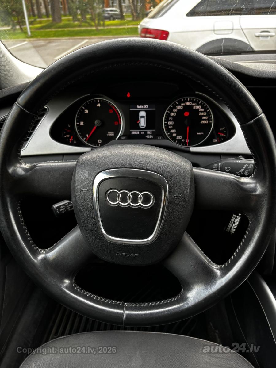 Grey Audi A4 2010 in Tallinn, with an engine capacity of 2.00 L and mileage of 368 thousand km for 5000 €, photo 8 on AUTOMOTO.COM.LV
