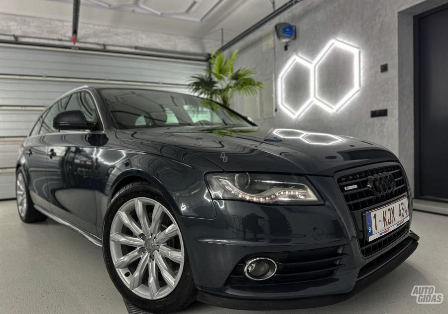Grey Audi A4 2010 in Kaunas, with an engine capacity of 2.00 L and mileage of 258 thousand km for 6850 €, photo 10 on AUTOMOTO.COM.LV