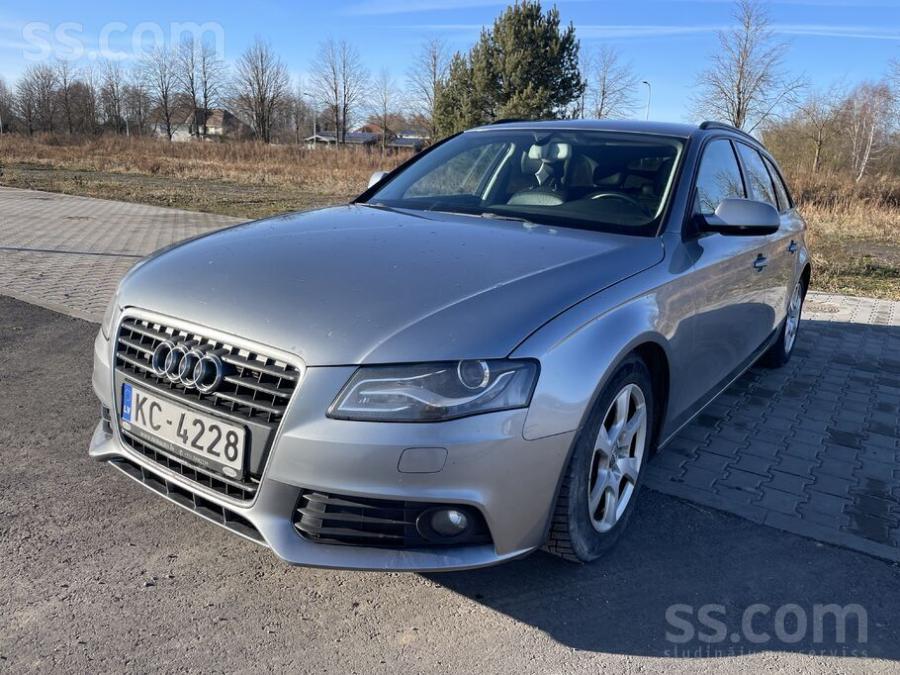 Grey Audi A4 2010 in Riga, with an engine capacity of 2.00 L and mileage of 350 thousand km for 4700 €, photo 1 on AUTOMOTO.COM.LV