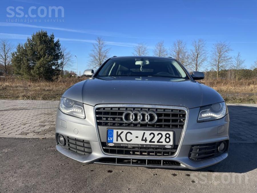 Grey Audi A4 2010 in Riga, with an engine capacity of 2.00 L and mileage of 350 thousand km for 4700 €, photo 6 on AUTOMOTO.COM.LV