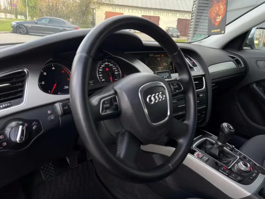 Grey Audi A4 2010 in Jekabpils, with an engine capacity of 2.00 L and mileage of 202 thousand km for 6500 €, photo 15 on AUTOMOTO.COM.LV