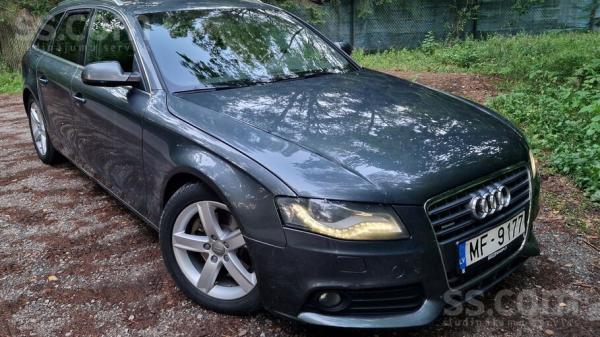 Grey Audi A4 2010 in Riga, with an engine capacity of 2.00 L and mileage of 365 thousand km for 5300 €, photo 1 on AUTOMOTO.COM.LV