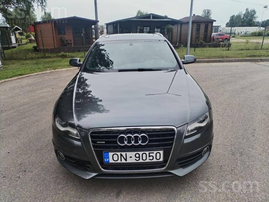 Grey Audi A4 2010 in Riga, with an engine capacity of 3.00 L and mileage of 313 thousand km for 6590 €, photo 10 on AUTOMOTO.COM.LV