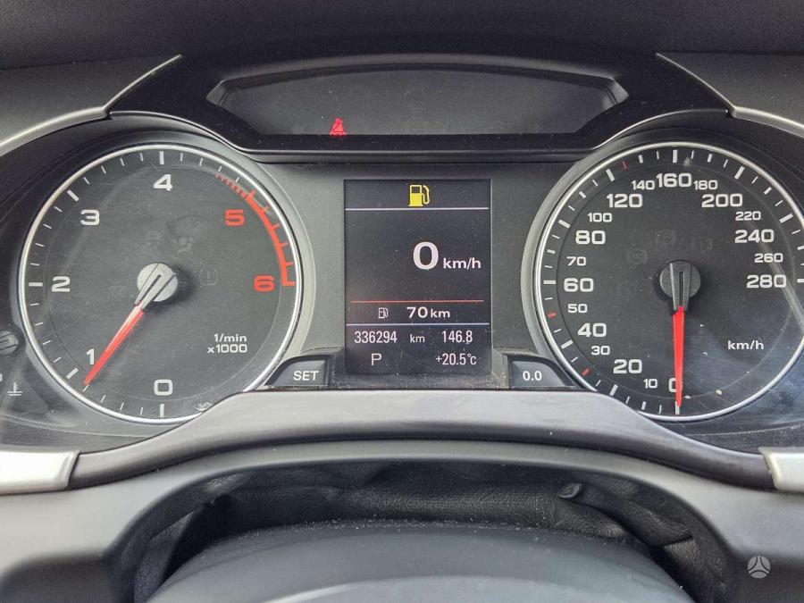 Grey Audi A4 2010 in Jonava, with an engine capacity of 1.97 L and mileage of 340 thousand km for 5200 €, photo 23 on AUTOMOTO.COM.LV