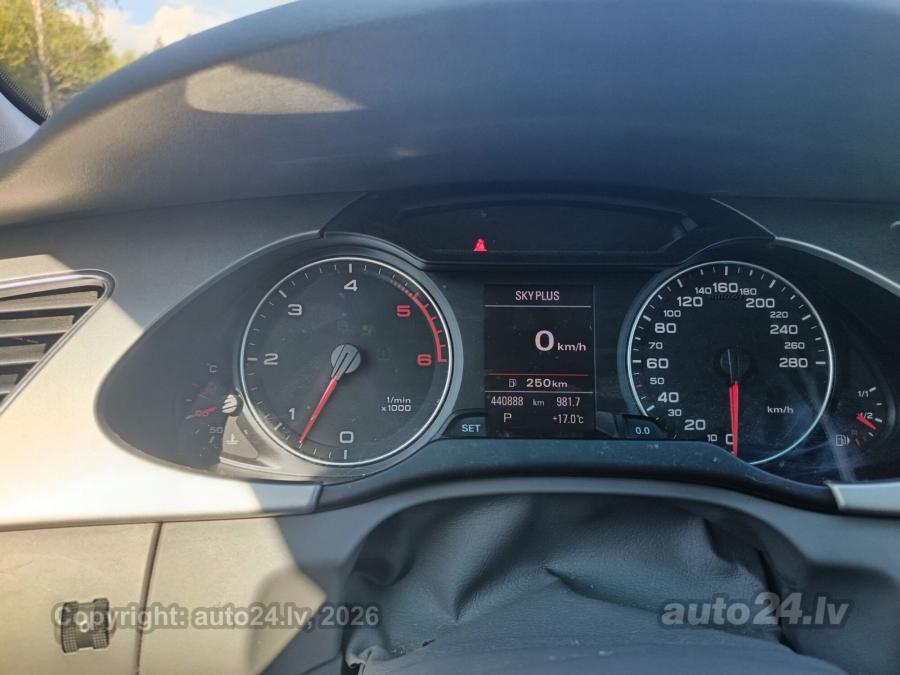 Grey Audi A4 2010 in Parnu, with an engine capacity of 2.70 L and mileage of 441 thousand km for 4500 €, photo 7 on AUTOMOTO.COM.LV