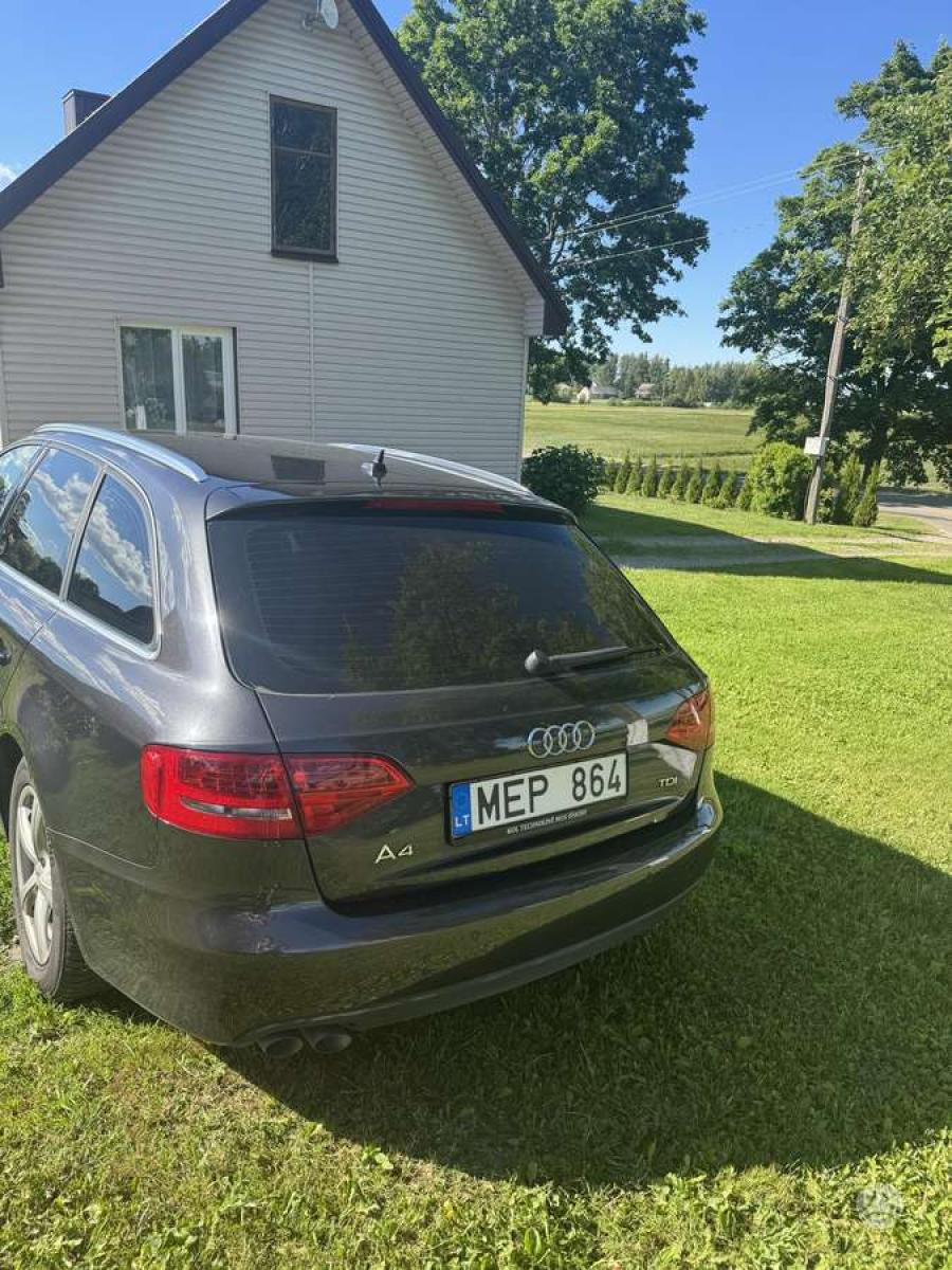 Grey Audi A4 2010 in Siauliai, with an engine capacity of 1.97 L and mileage of 340 thousand km for 3400 €, photo 8 on AUTOMOTO.COM.LV