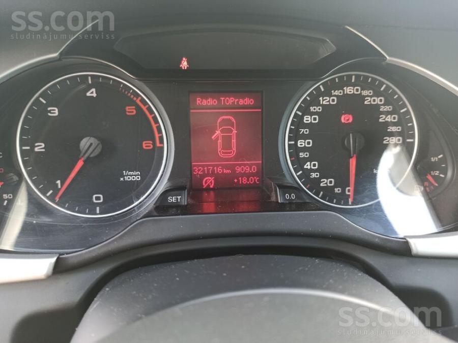 Grey Audi A4 2010 in Daugavpils, with an engine capacity of 2.00 L and mileage of 0 thousand km for 3950 €, photo 23 on AUTOMOTO.COM.LV