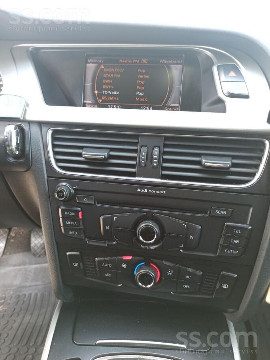 Grey Audi A4 2010 in Daugavpils, with an engine capacity of 2.00 L and mileage of 0 thousand km for 3950 €, photo 26 on AUTOMOTO.COM.LV