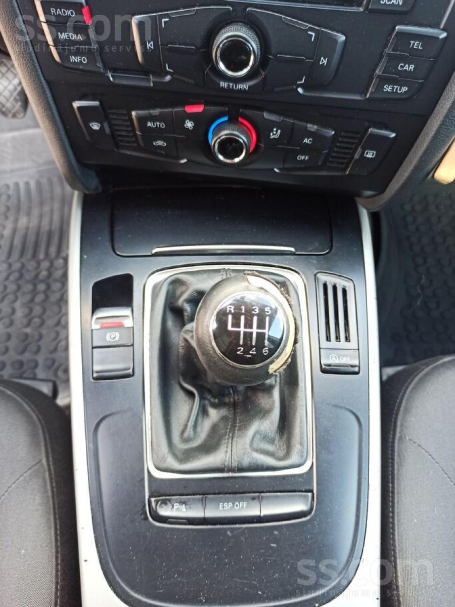 Grey Audi A4 2010 in Daugavpils, with an engine capacity of 2.00 L and mileage of 0 thousand km for 3950 €, photo 27 on AUTOMOTO.COM.LV