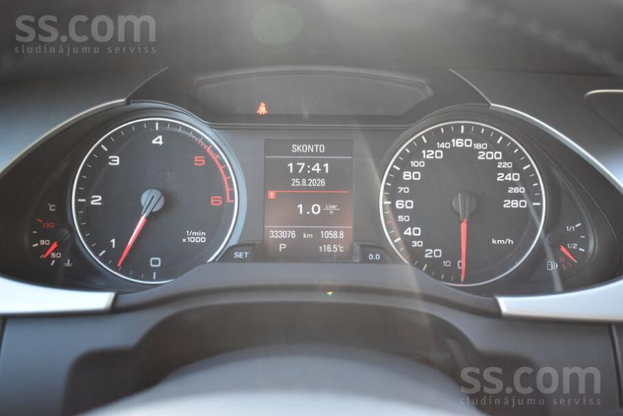 Pelēks Audi A4 2010 Kuldīga, ar dzinēja tilpumu 3.00 L un nobraukumu 0 tūkst. km par 7150 €, foto 15 vietnē AUTOMOTO.COM.LV