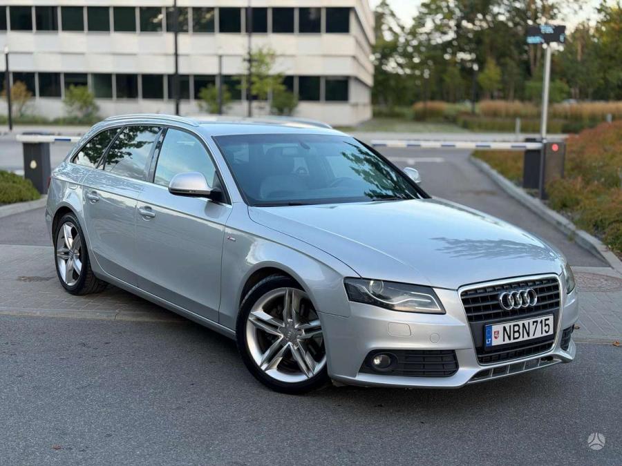 Grey Audi A4 2010 in Vilnius, with an engine capacity of 2.00 L and mileage of 295 thousand km for 4900 €, photo 1 on AUTOMOTO.COM.LV