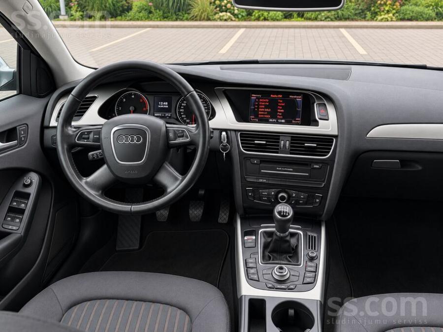 Pelēks Audi A4 2010 Rīga, ar dzinēja tilpumu 3.00 L un nobraukumu 366 tūkst. km par 7450 €, foto 13 vietnē AUTOMOTO.COM.LV