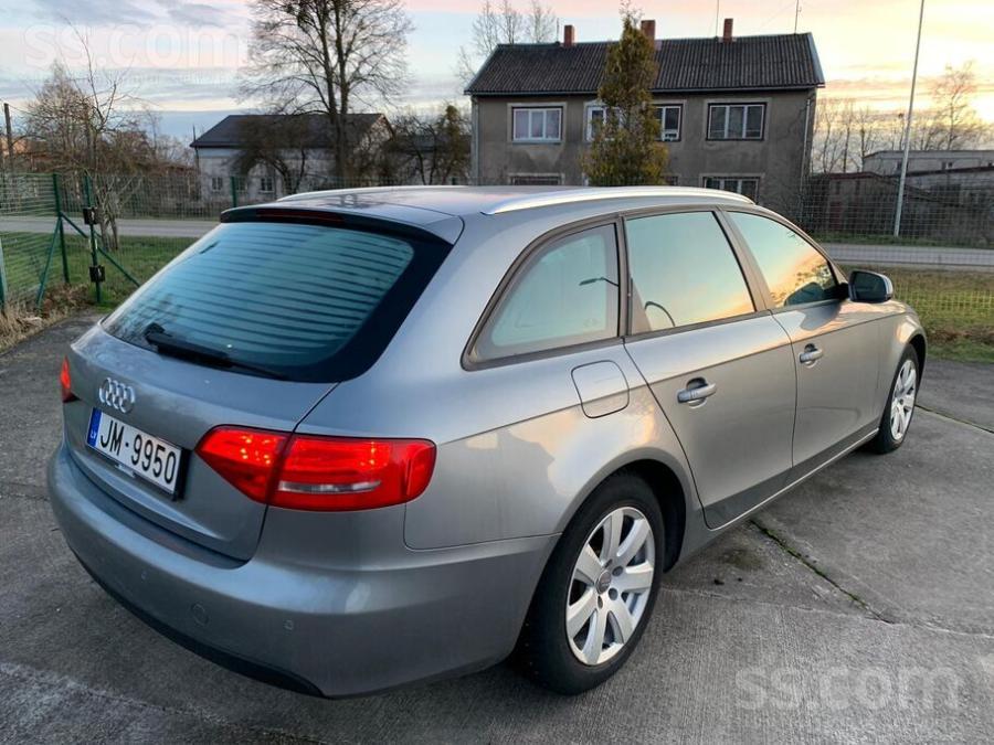 Pelēks Audi A4 2010 Liepāja, ar dzinēja tilpumu 2.00 L un nobraukumu 315 tūkst. km par 5500 €, foto 6 vietnē AUTOMOTO.COM.LV