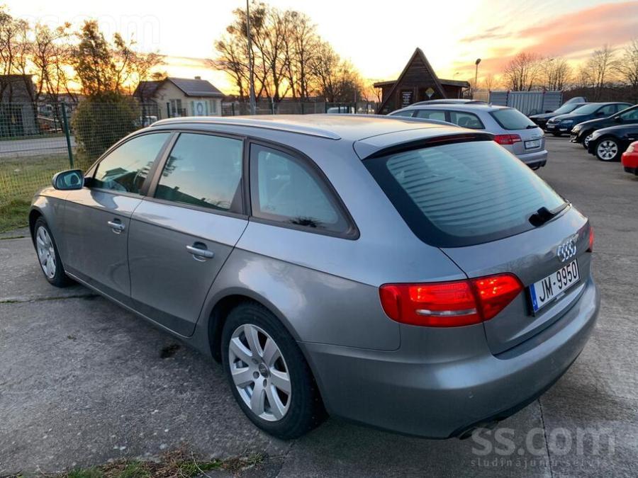 Pelēks Audi A4 2010 Liepāja, ar dzinēja tilpumu 2.00 L un nobraukumu 315 tūkst. km par 5500 €, foto 8 vietnē AUTOMOTO.COM.LV