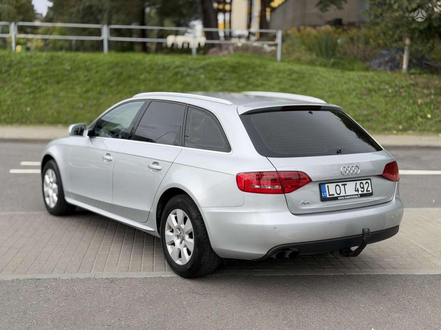 Grey Audi A4 2010 in Vilnius, with an engine capacity of 1.97 L and mileage of 294 thousand km for 3900 €, photo 6 on AUTOMOTO.COM.LV