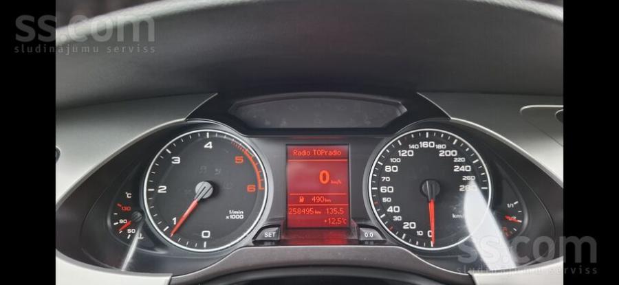 Pelēks Audi A4 2011 Daugavpils, ar dzinēja tilpumu 2.00 L un nobraukumu 258 tūkst. km par 5850 €, foto 16 vietnē AUTOMOTO.COM.LV