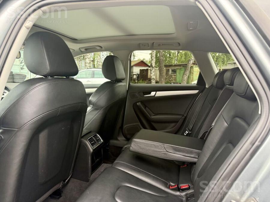 Grey Audi A4 2011 in Riga, with an engine capacity of 2.00 L and mileage of 0 thousand km for 7550 €, photo 13 on AUTOMOTO.COM.LV