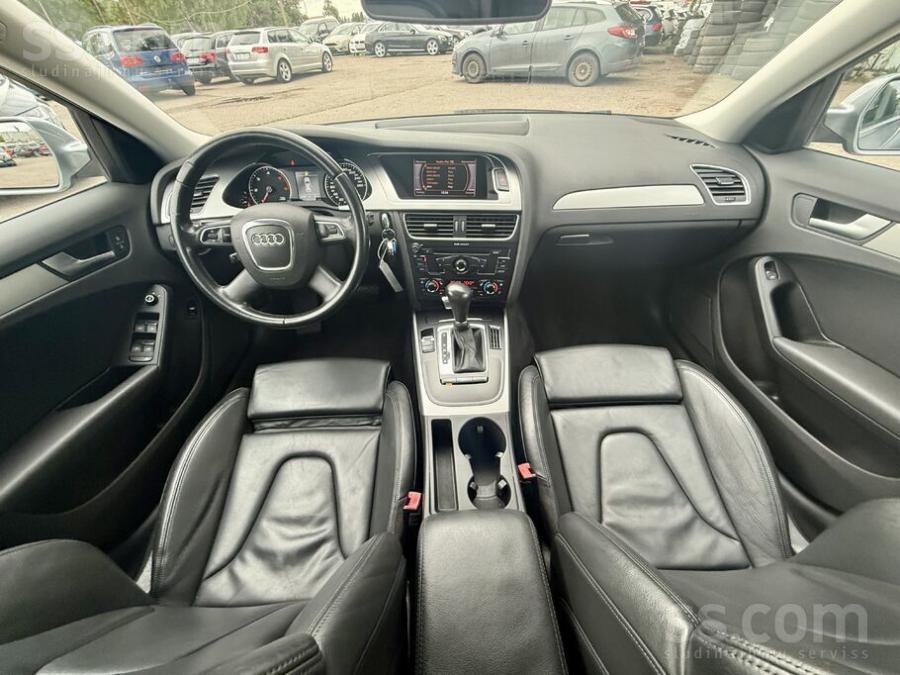 Grey Audi A4 2011 in Riga, with an engine capacity of 2.00 L and mileage of 0 thousand km for 7550 €, photo 18 on AUTOMOTO.COM.LV