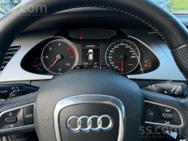 Pelēks Audi A4 2011 Tukums, ar dzinēja tilpumu 2.00 L un nobraukumu 262 tūkst. km par 5950 €, foto 10 vietnē AUTOMOTO.COM.LV