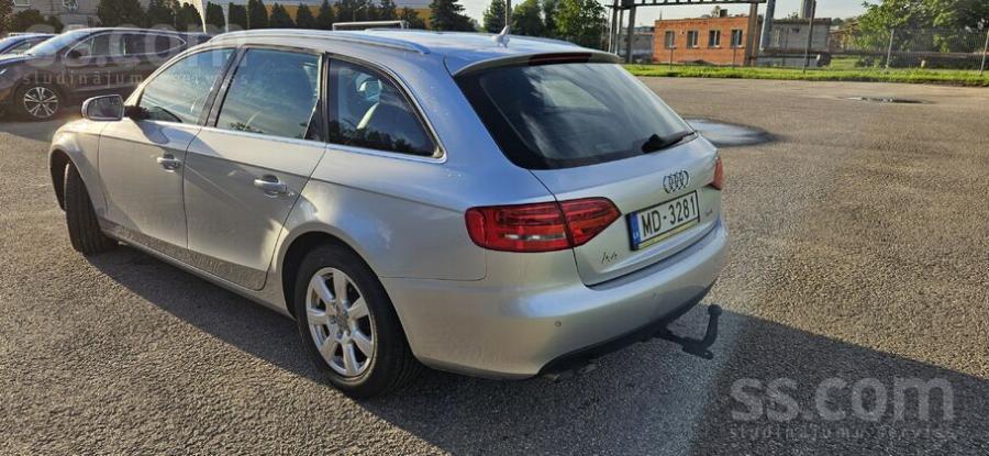 Grey Audi A4 2011 in Riga, with an engine capacity of 2.00 L and mileage of 288 thousand km for 5750 €, photo 8 on AUTOMOTO.COM.LV